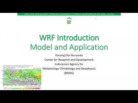 WRF Introduction: Model and Application - YouTube