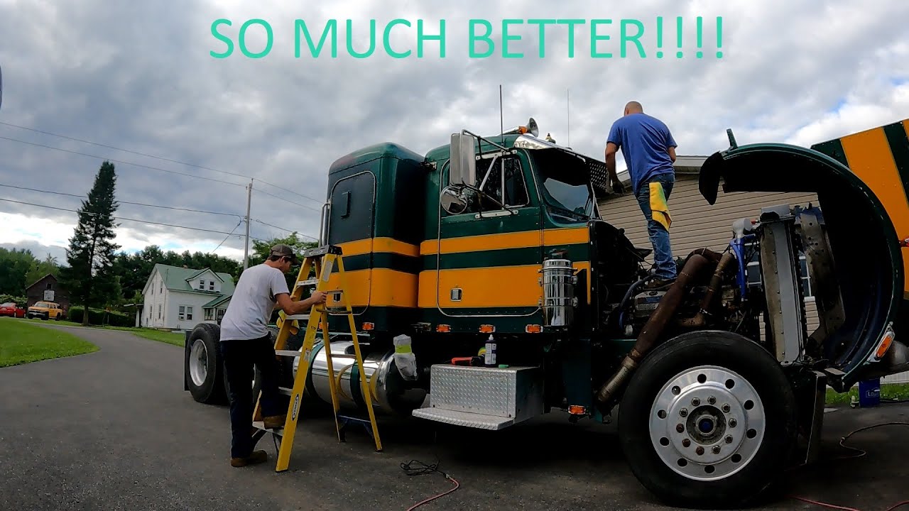 Cleaning up project Mossybroke - Our 1980 Peterbilt 359 - Part 2 - YouTube