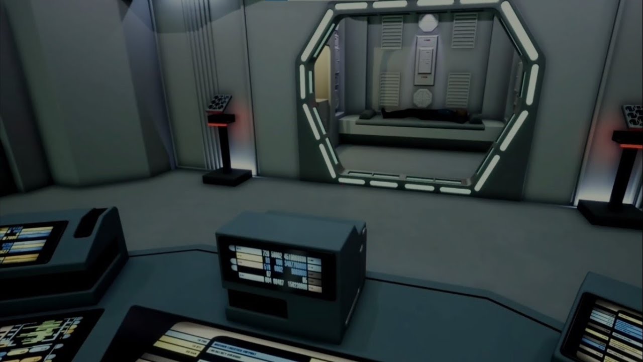 Star Trek TNG: The Brig | DARK SCREEN | 10 HOURS Background Ambience ...