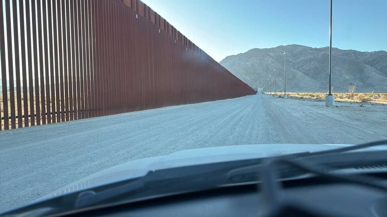 Exploring New Border Crossing Spot In California - Mexican Military ...