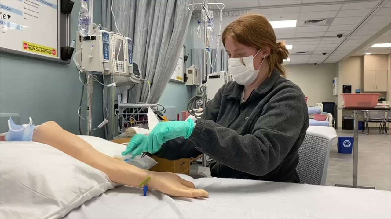 Skills Video: Changing a PICC Dressing - YouTube