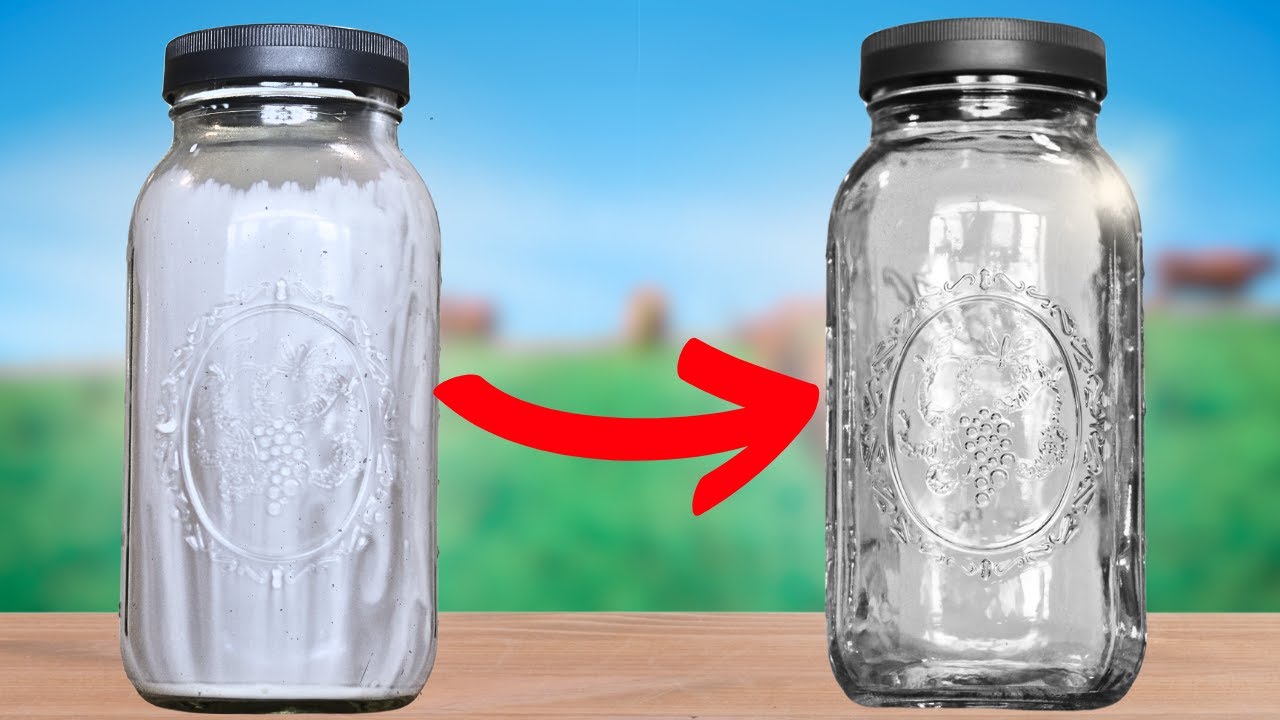 How To Clean Glass Milk Jars | Ball Canning Jar Cleaning Tutorial - YouTube