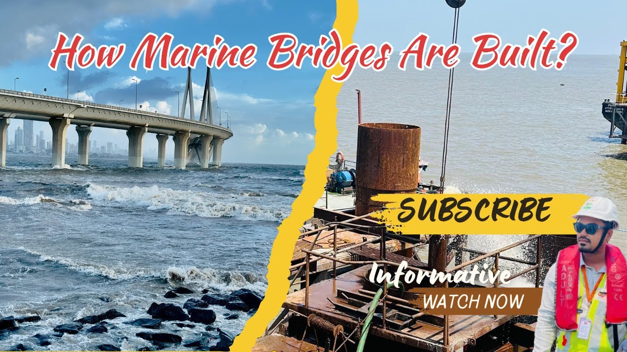 How Marine Bridges Are Built? VBSL PROJECT| MUMBAI #rcd #viral-video ...