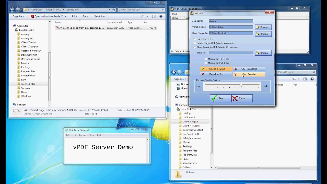vPDF Compression Server Demo - YouTube