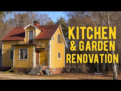 Renovating Our Cottage Kitchen & Garden in Sweden