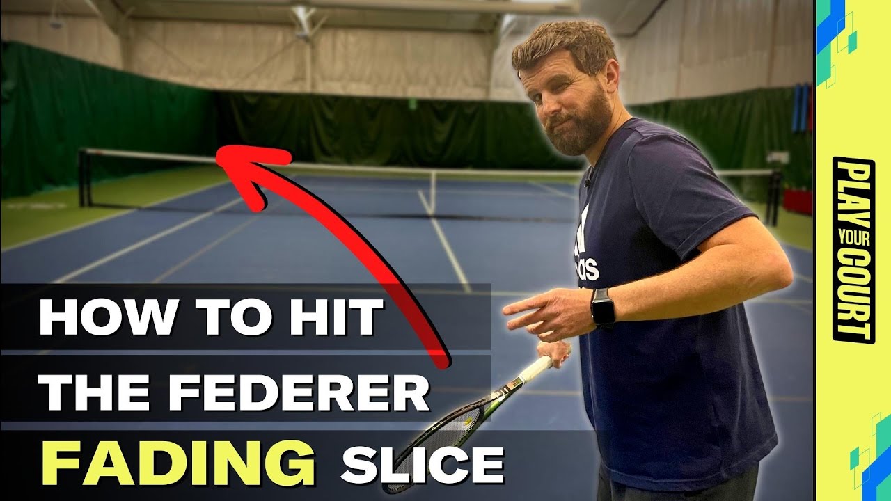 How To Hit The Federer "Fading" Slice - YouTube