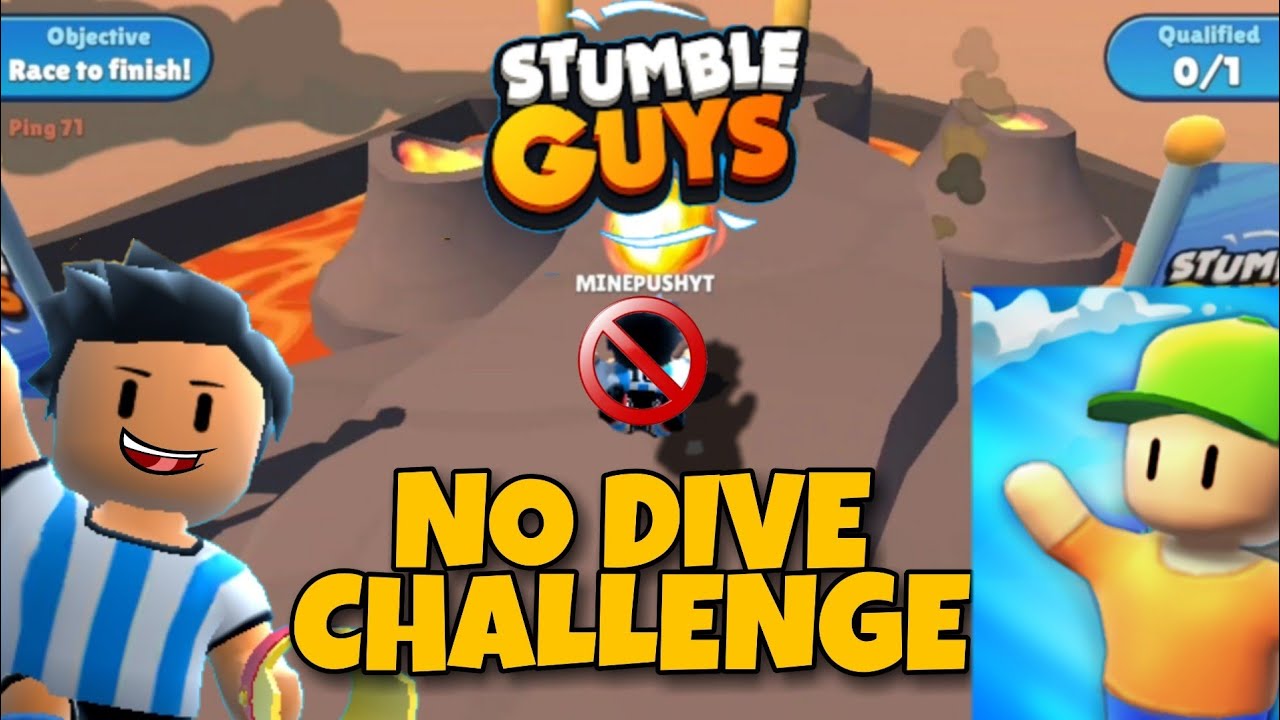 No dive challenge || Stumble guys || Android gameplay || In hindi - YouTube