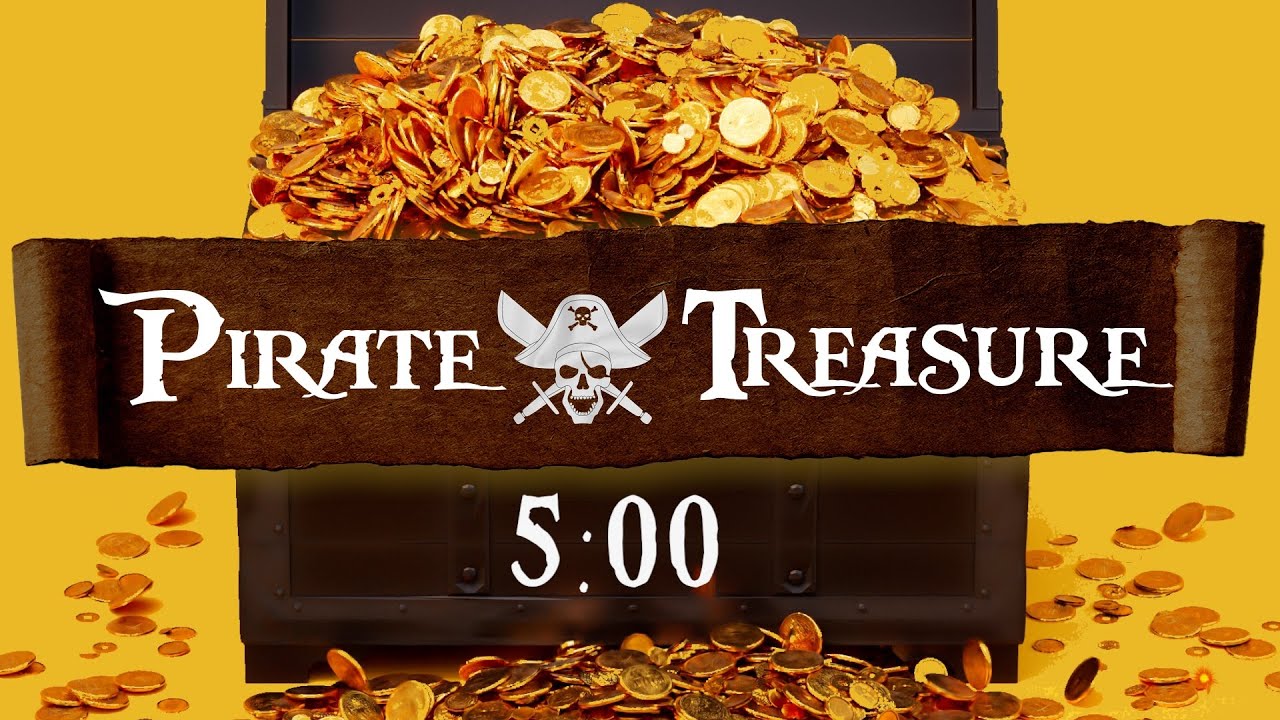5 Minute Timer [PIRATE TREASURE] 🏴‍☠️ | Timer Topia