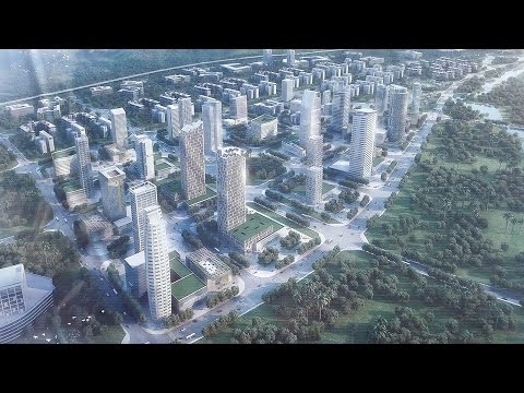 Congo -Brazzaville New River Bank Mall under Construction - YouTube