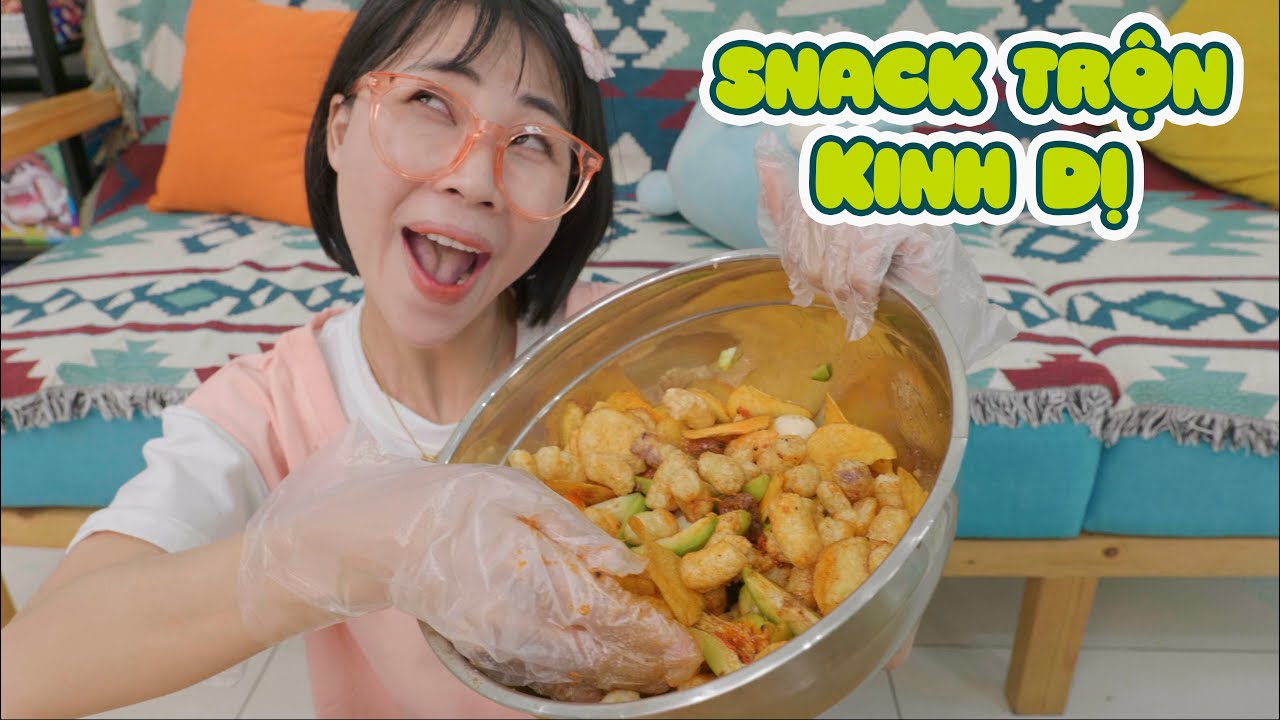 Thách Snack Trộn Kinh Dị - YouTube