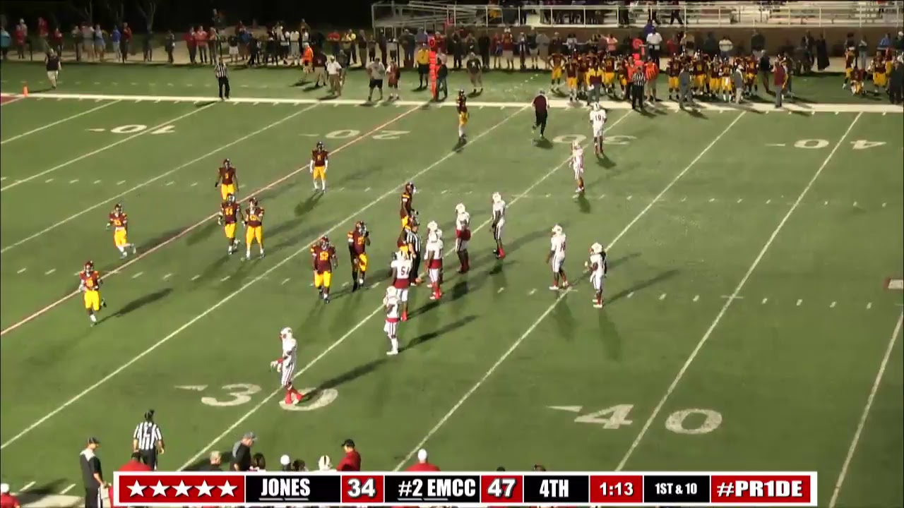 #2 EMCC Football vs Jones County - 2nd Half - YouTube