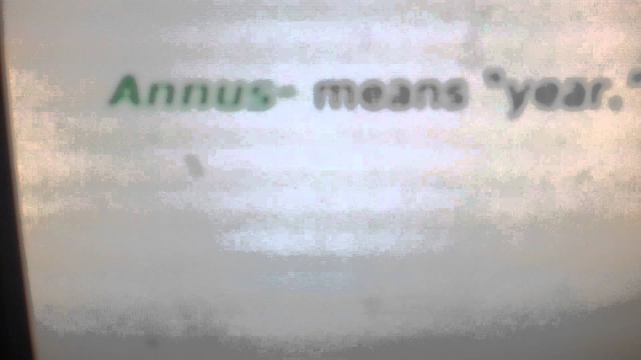 A weird latin english word - YouTube