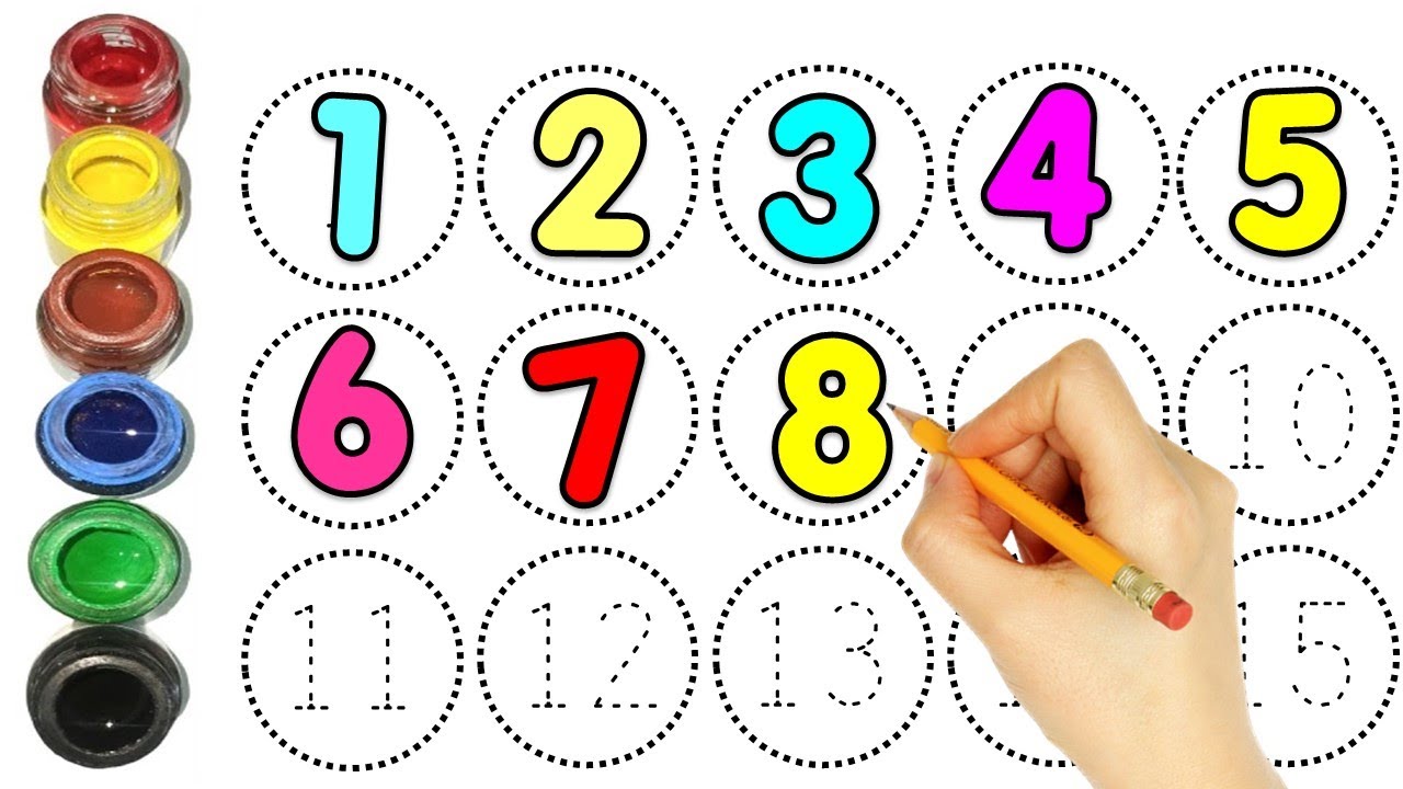 One two three,123 Numbers,1 to 100 counting, learn to count, ABC, 1 to ...