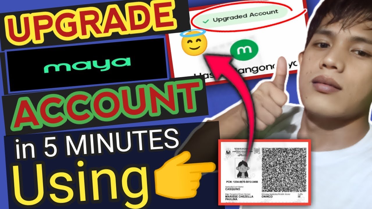 PAANO MAG UPGRADE NG MAYA ACCOUNT|HOW TO UPGRADE MAYA ACCOUNT USING ...