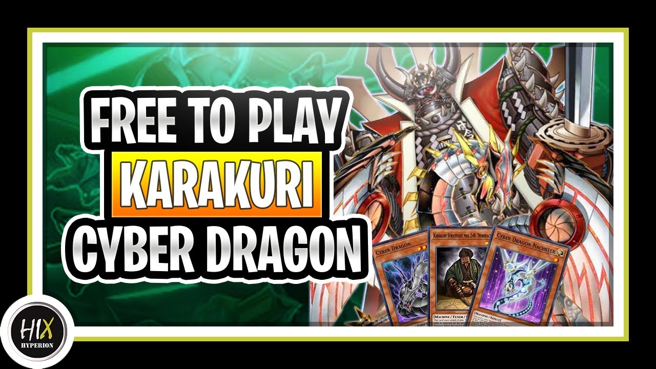 F2P Karakuri Cyber Dragon Deck feat. Samurai Destroyer Dec. 2021 - [Yu ...