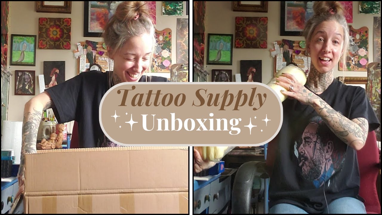 Tattoo Supply Haul/ Silicone Arm For Tattoo Practice - YouTube