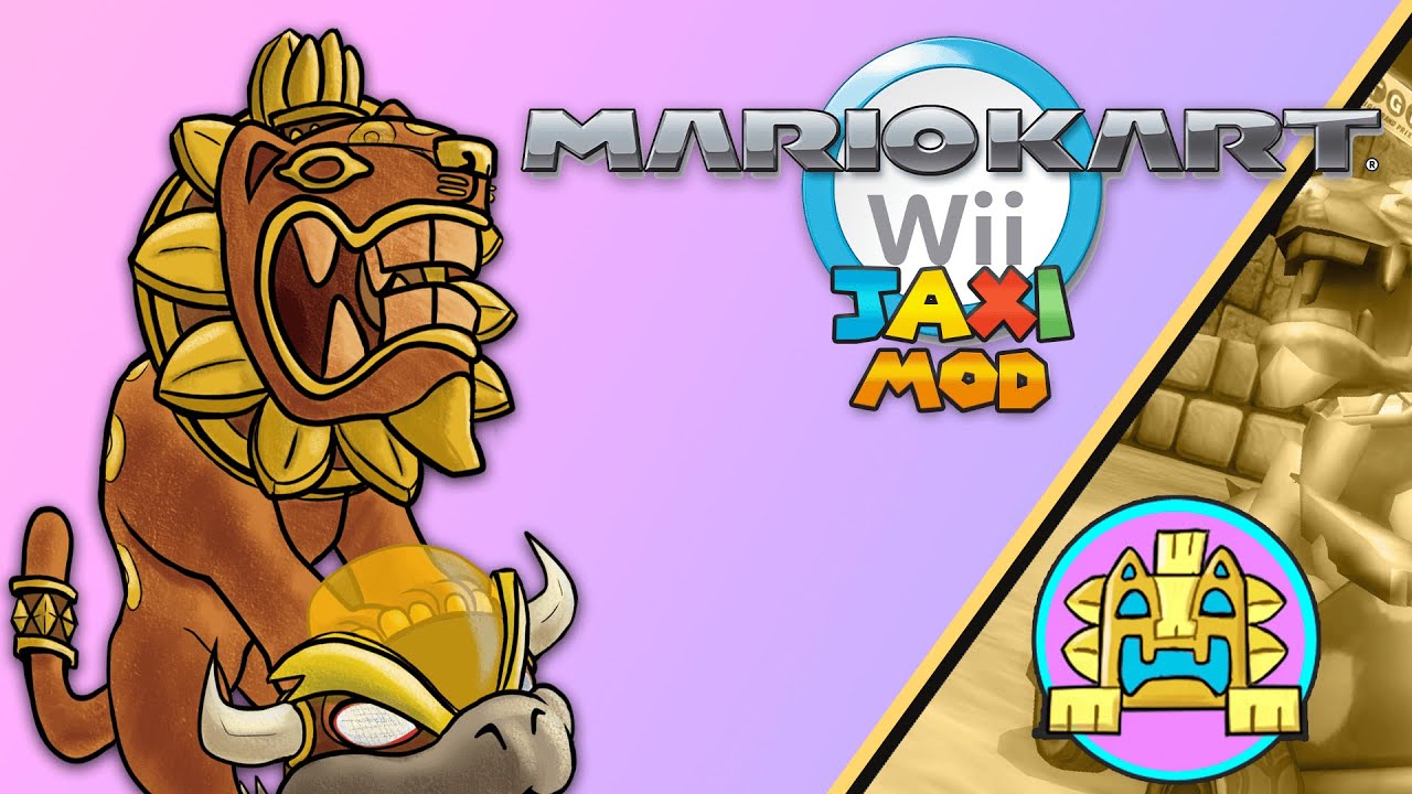 Jaxi the Sphinx - Mario Kart Wii Character MOD - YouTube