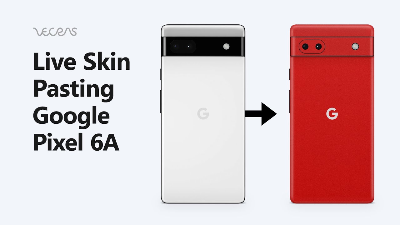 How to Apply Vinyl Skin on Google Pixel 6A | VecRas - YouTube