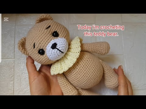 🧸 "How to Crochet a Teddy Bear – Full Tutorial (No Voice)"Amigurumi ...