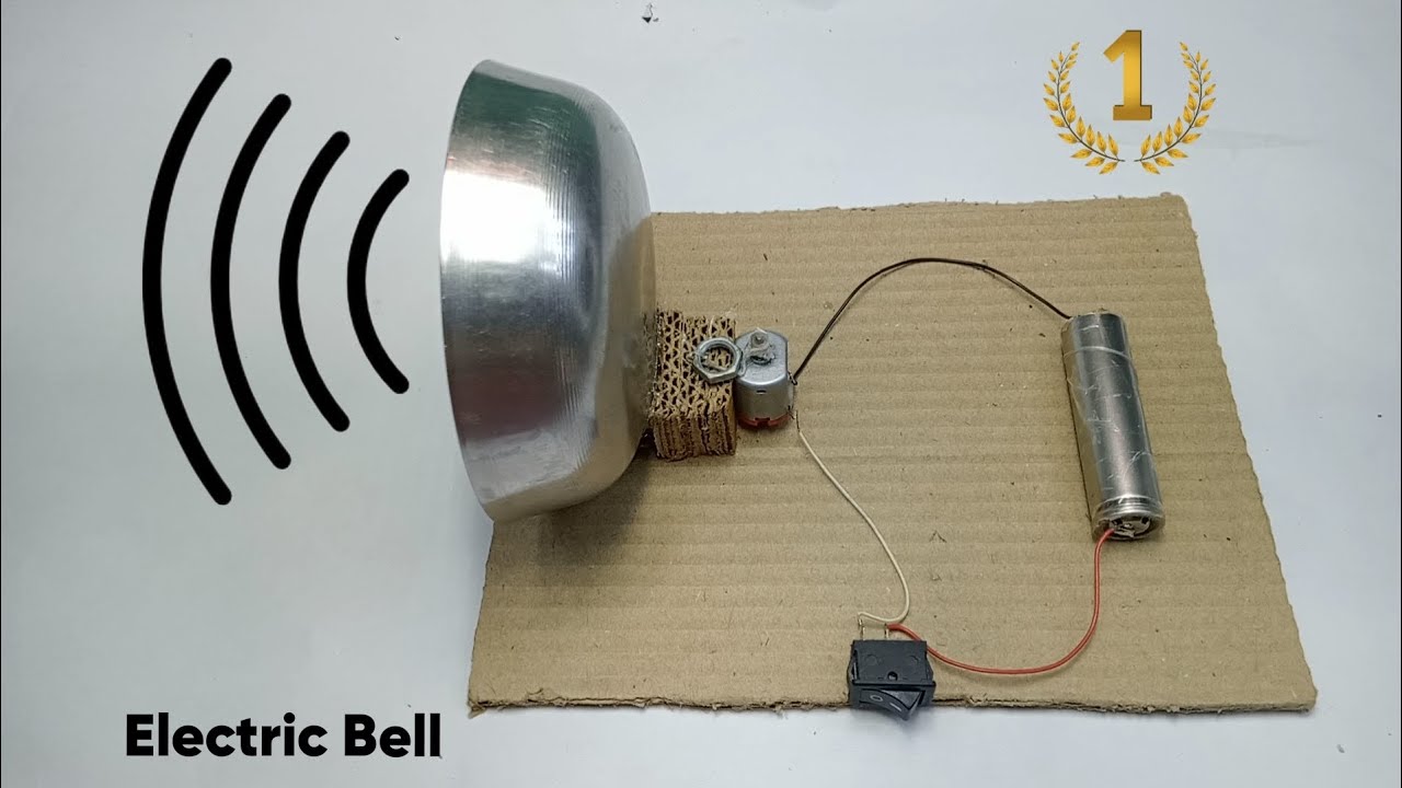 How to Make Electric bell / DIY electric bell / homemade electric bell ...