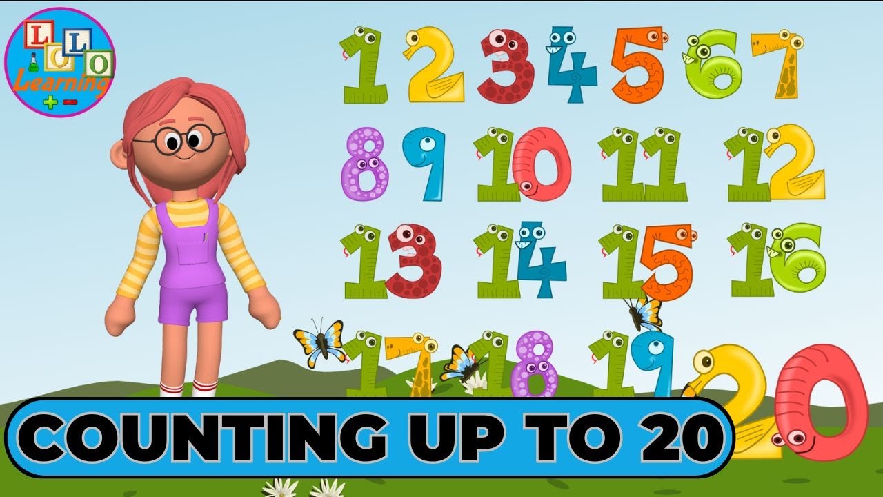 Counting Up To 20 | Count Along with Lily and her Animal Numbers ...