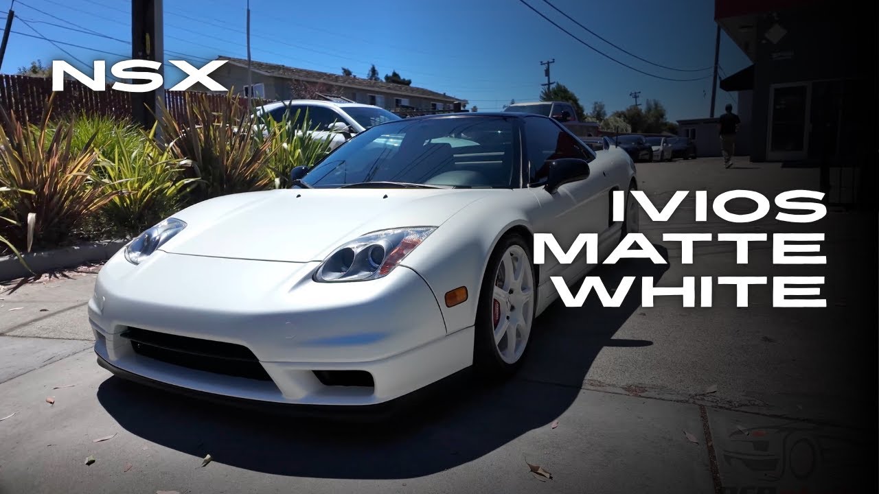2005 Honda NSX - IVIOS White Pearl - Matte White - Full PPF Wrap - YouTube