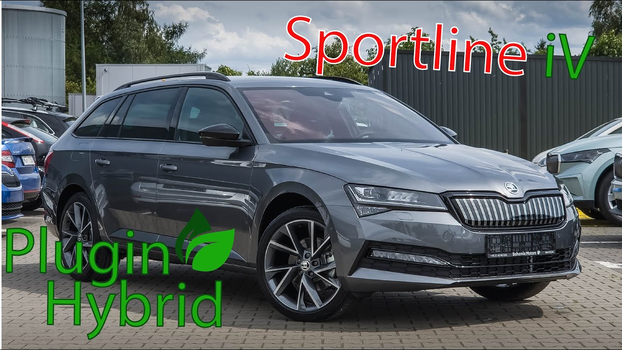 2023 Skoda Superb Kombi Sportline iV w kolorze Szary Graphite - YouTube