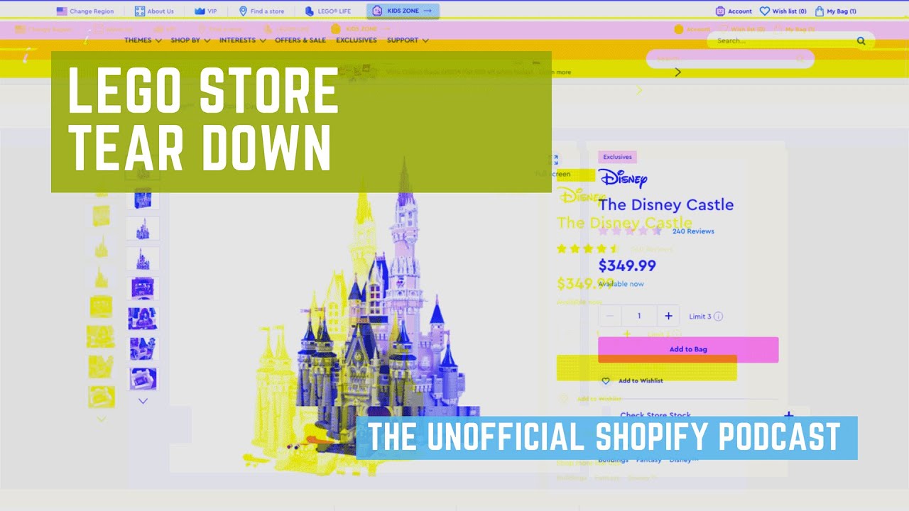 LEGO Store Website Teardown | The Unofficial Shopify Podcast - YouTube