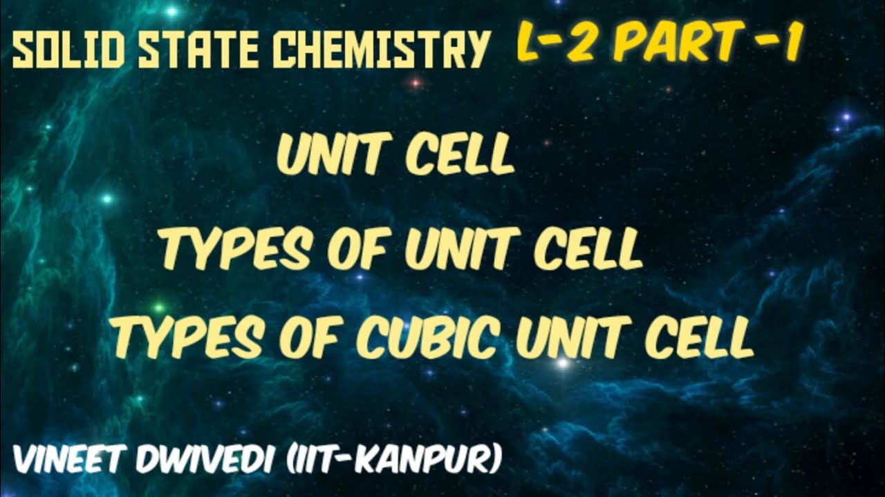 TYPES OF UNIT CELL| SOLID STATE CHEMISTRY|L-2 PART 1 - YouTube