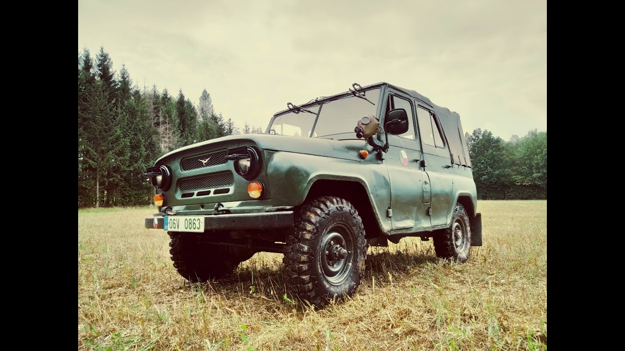 UAZ 469 light offroading - YouTube