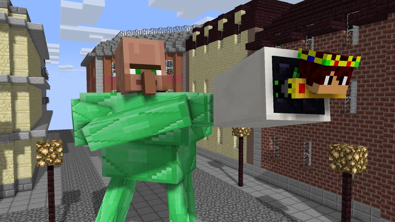 Villagers On Steroids - Minecraft Animation - YouTube