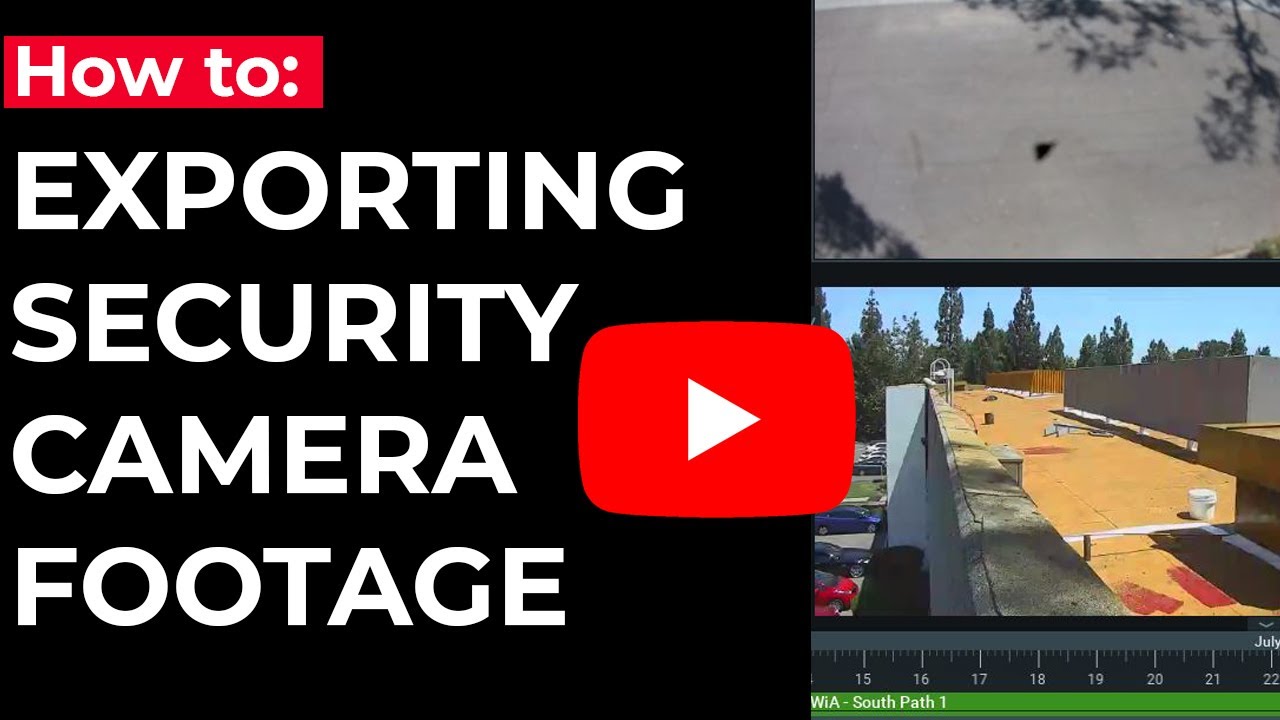 How to: Exporting Security Camera Footage in Digital Watchdog Spectrum ...