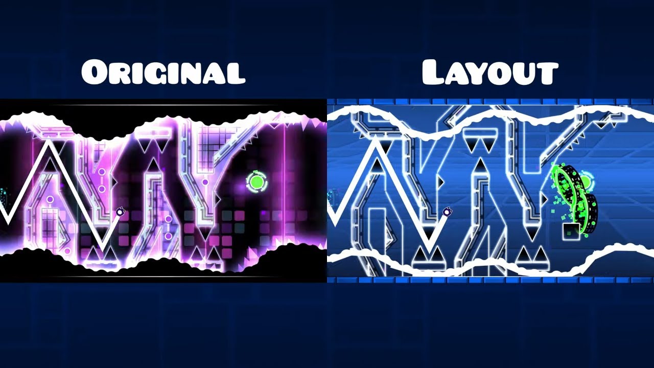 "Through The Gates" Original vs Layout Comparison | Geometry Dash - YouTube