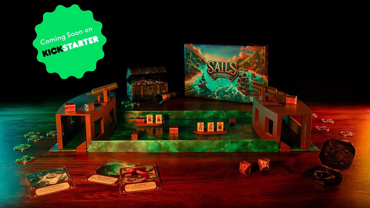 Sails of Conquest - board game release trailer - YouTube