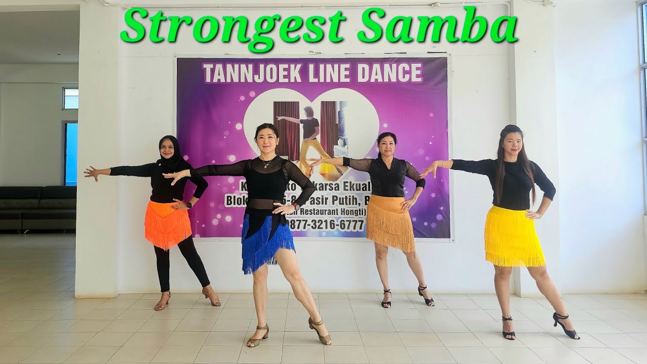Strongest Samba Line Dance - Improver Level - YouTube