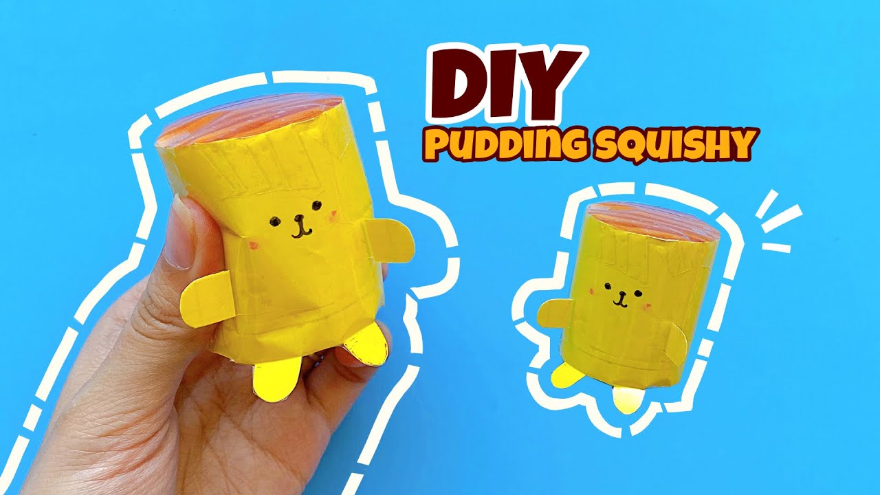 DIY Pudding Squishy 3D | Cách Làm Squishy Bánh Flan Cute | Làm Squishy ...