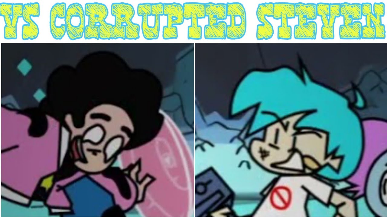 Friday night funkin vs Corrupted Steven fnf mod - YouTube