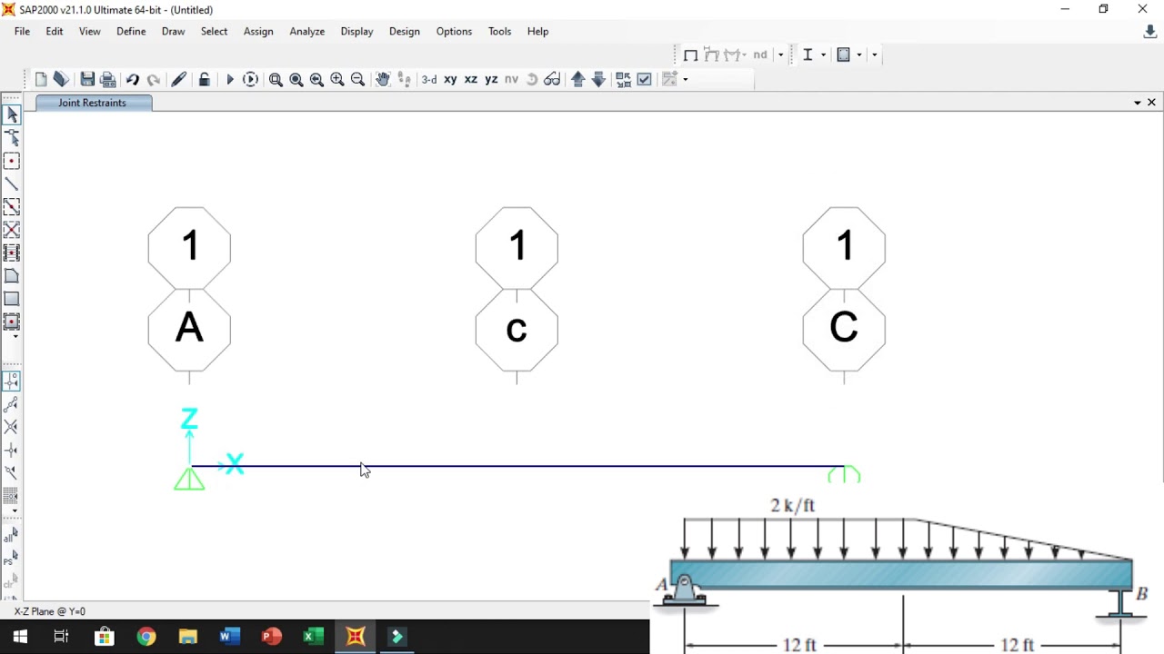 Modelacion de una viga en el SAP2000 - YouTube