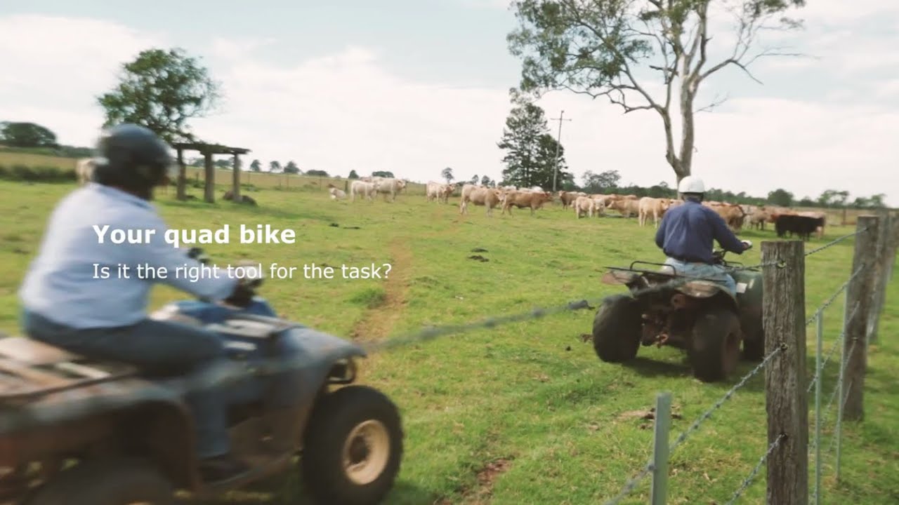 Quad bikes - the right tool for the job? - YouTube