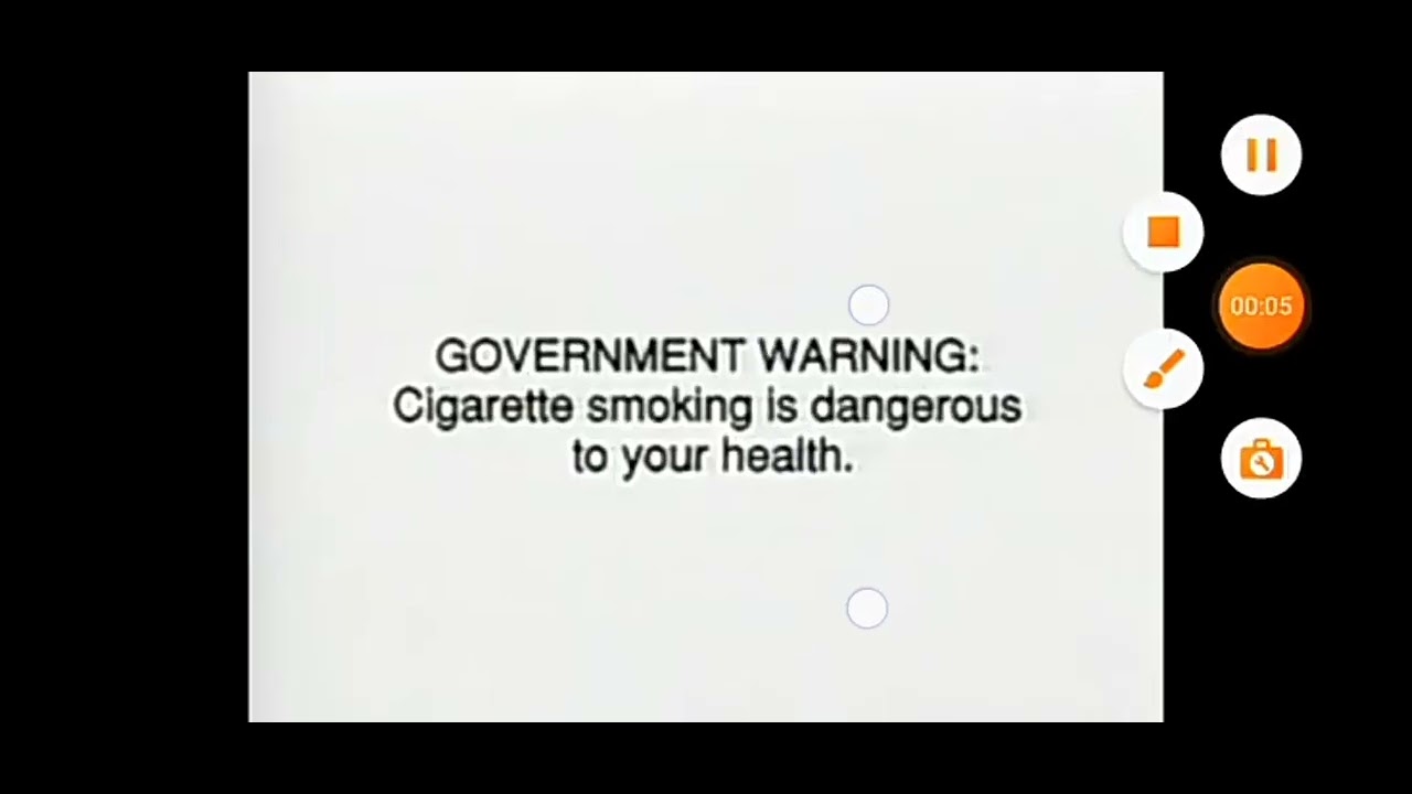 GOVERNMENT WARNING: Cigarette Smoking is dangerous to your health 2022 ...
