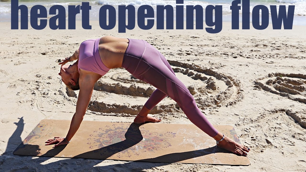 40 Min. Heart Opening Yoga Flow I Herzöffnung Vinyasa Yoga - YouTube