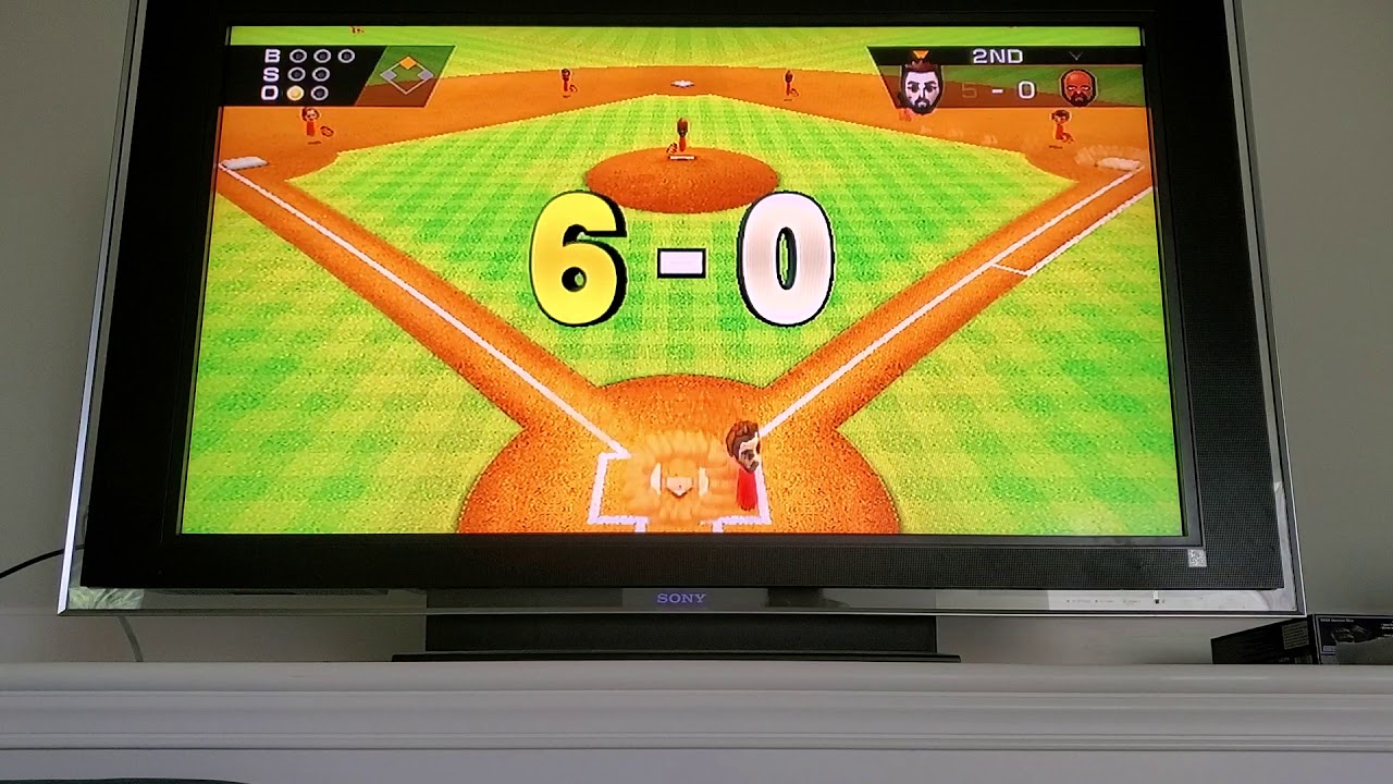 Wii Sports Baseball - Theo's 1st Video - YouTube