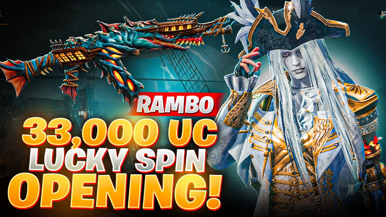 PUBG Mobile Abyssal Captain Lucky Spin Opening 33,000 UC 😍 || Rambo ...