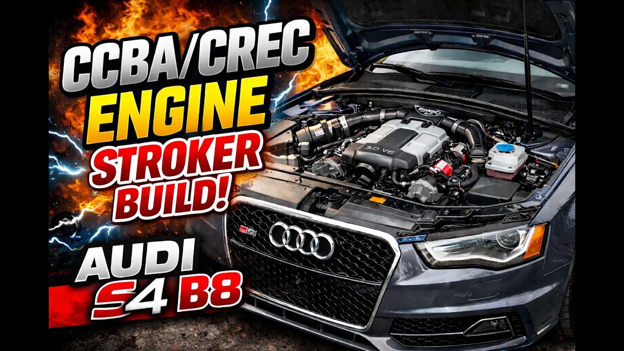 Project..Audi CREC CCBA Stroker 3.2L B8 S4!!!!! - YouTube