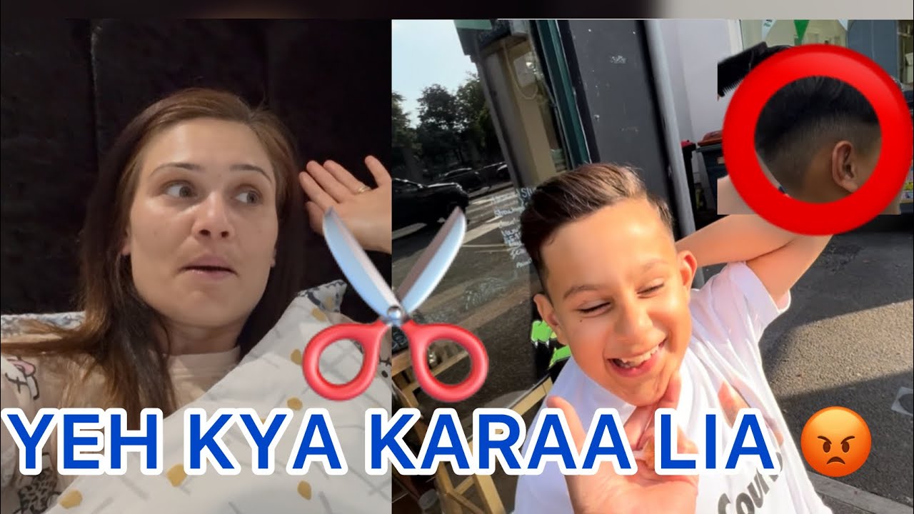 How I Reacted To My Son’s New Shocking Haircut | Haircut Gone Wrong ...