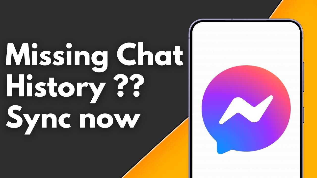 How to Fix Missing Chat History Sync now on Messenger - YouTube