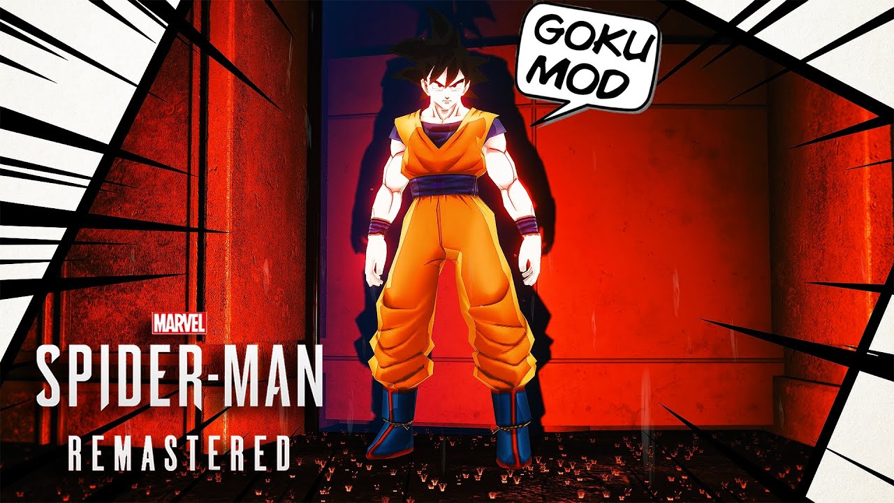 Marvel's Spider Man Remastered | GOKU Mod | 4K - YouTube