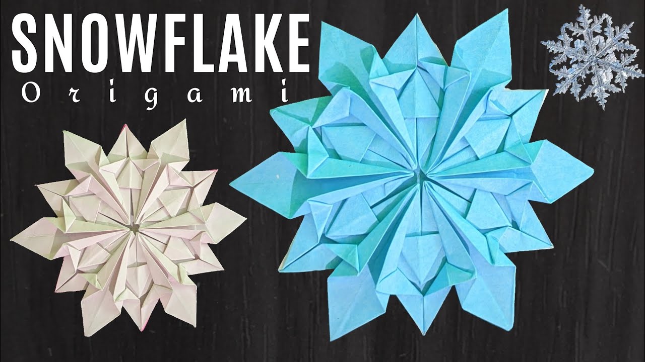 Snowflake Origami Tutorial On How To Make Snowflake Paper Crafts snowflake-origami-tutorial-on-how-to-make-snowflake-paper-crafts