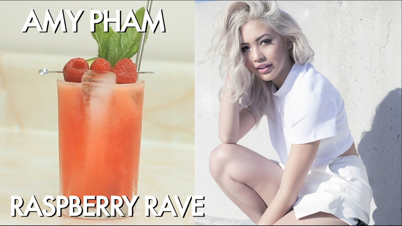 How To Make The Amy Pham Raspberry Rave -Drinks Made Easy - YouTube