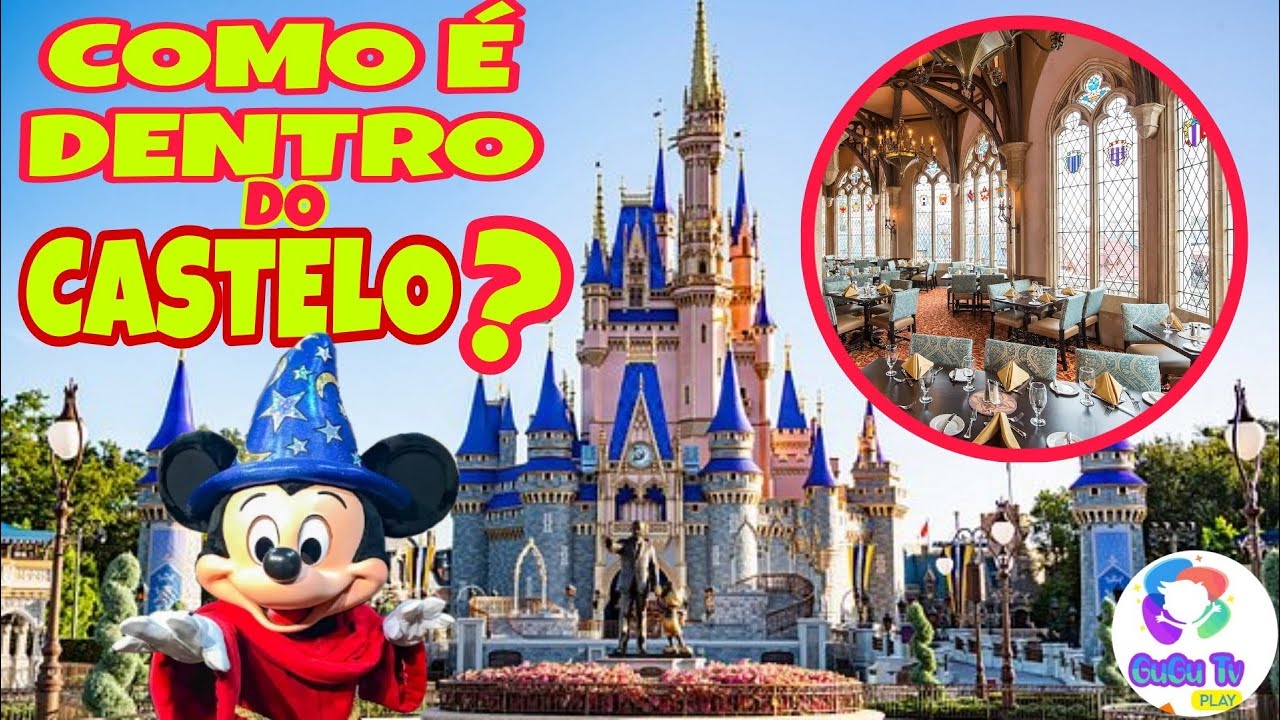 COMO É DENTRO DO CASTELO DA DISNEY? | CONHECENDO O CASTELO DA DISNEY ...